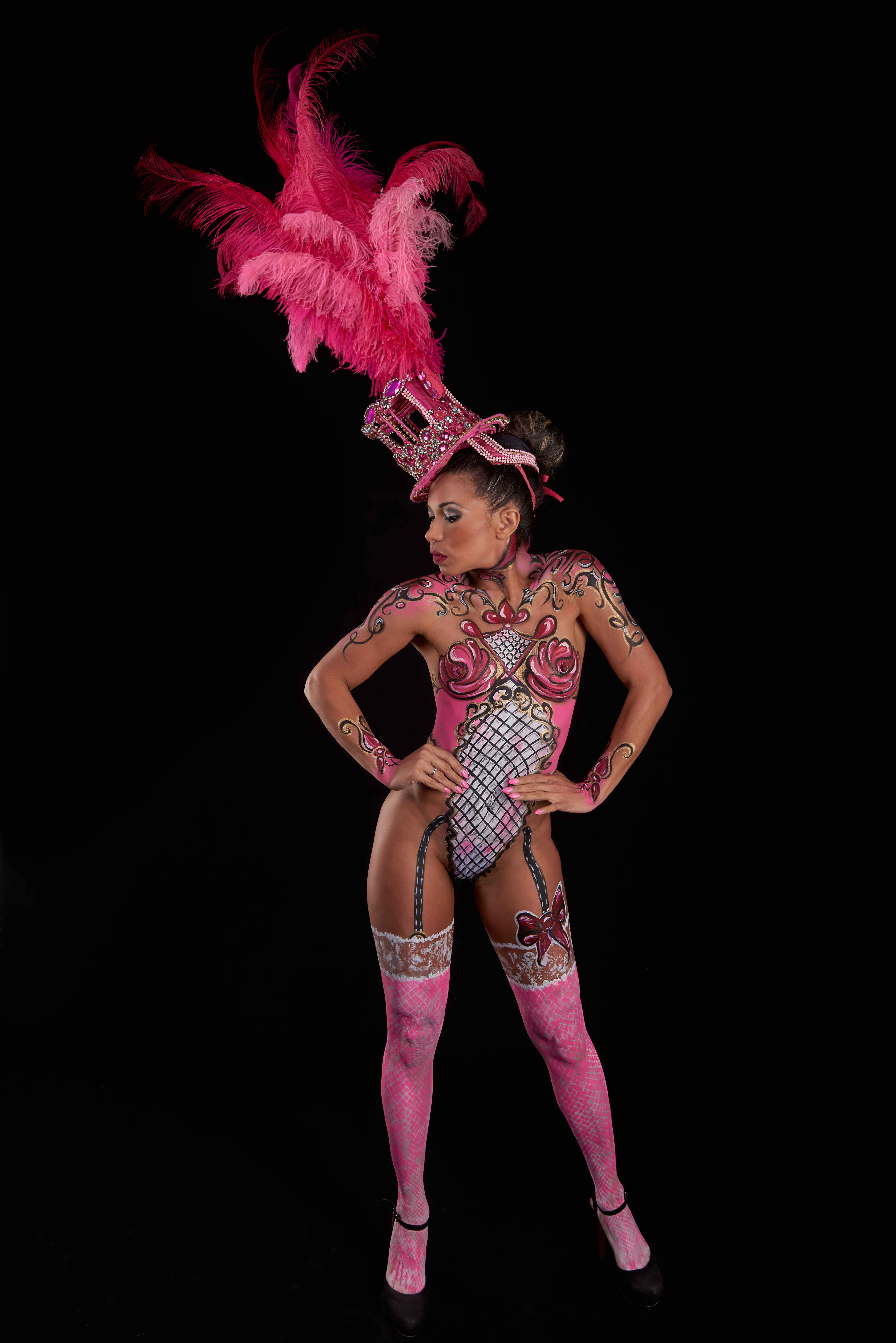 Bodypainting – Paint It Pink